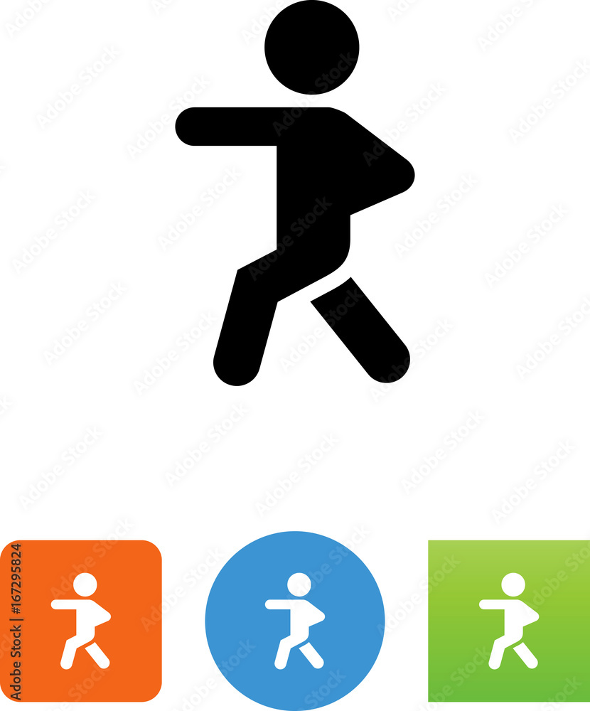 Person Hitting Icon - Illustration Stock Vector | Adobe Stock