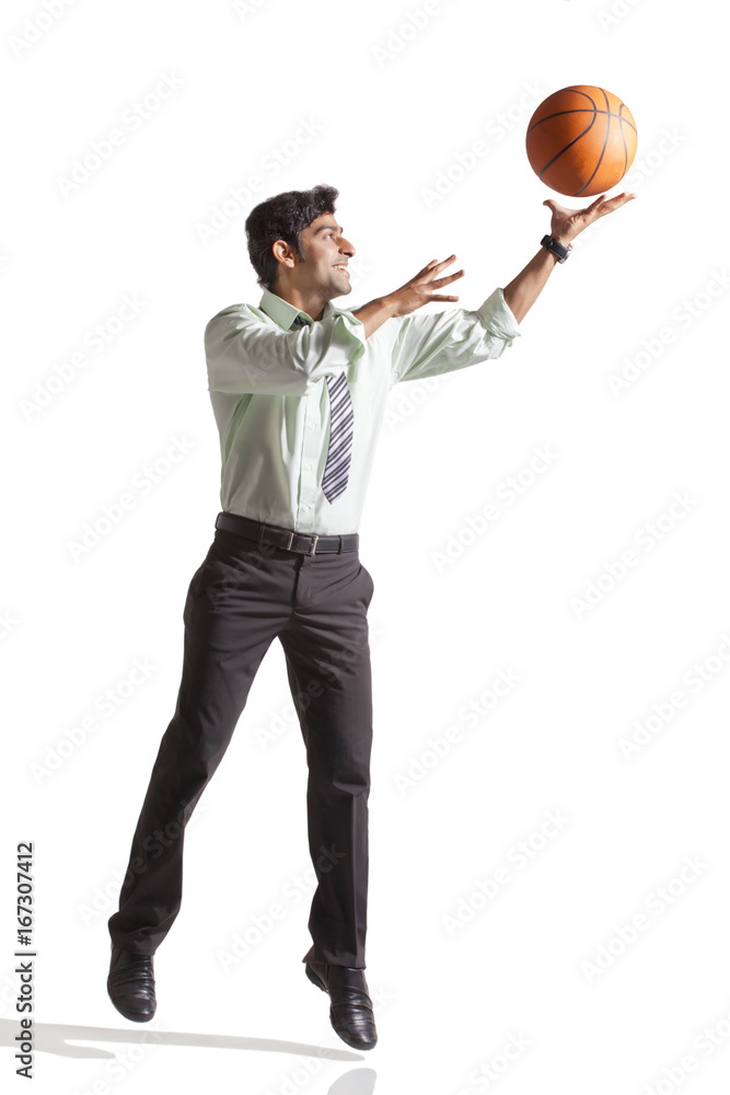 Person Catching A Ball