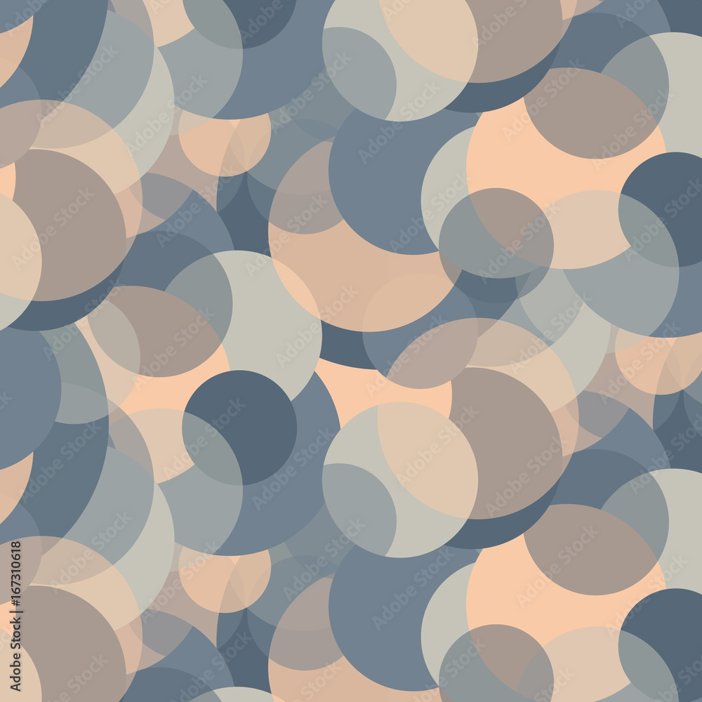 Bubble overlapping shapes, seamless pattern wall mural wallpaper ...