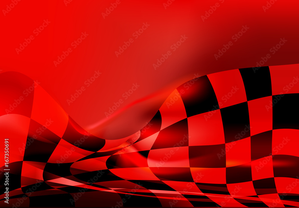 race flag wave, waveing checkered flag background layout Stock Vector ...
