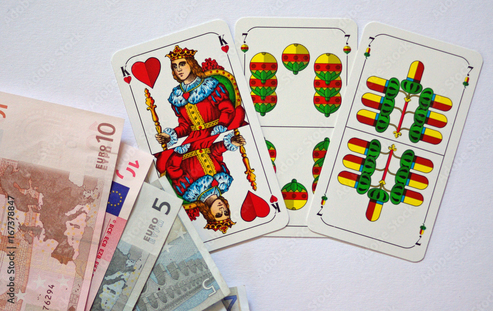 SPIELKARTEN-COLLAGE - WATTEN - Kartenspiel in Bayern mit List und Tücke ...