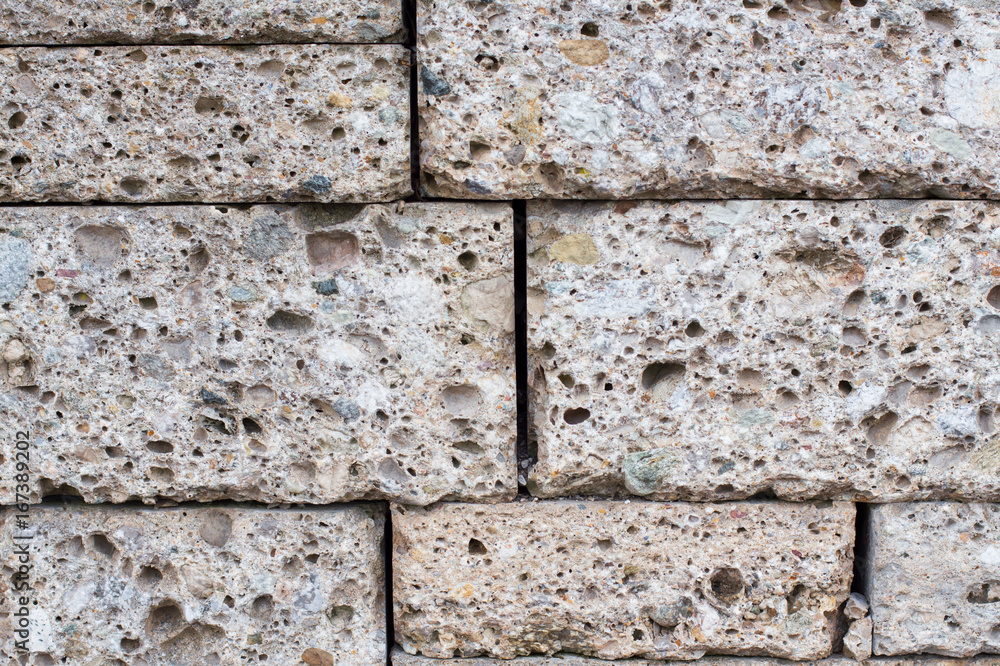 Texture of expanded block, background for advertising of building ...