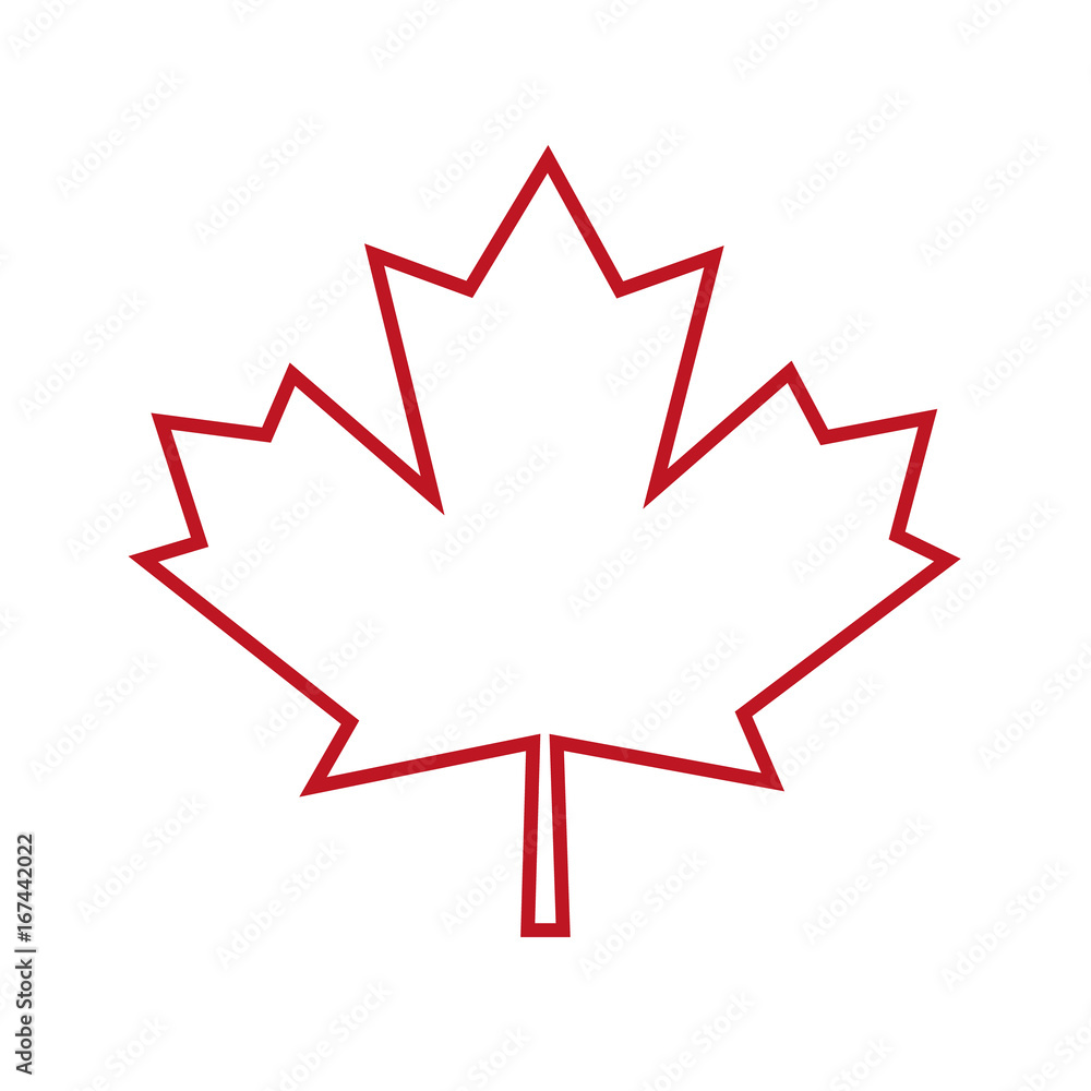 Canada leaf Stock Vector | Adobe Stock