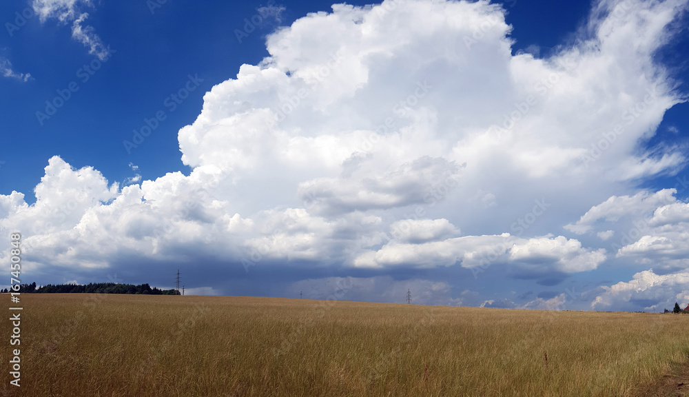 Gewitterwolke, Nimbostratus, Cumulus, Stratus Stock Photo | Adobe Stock