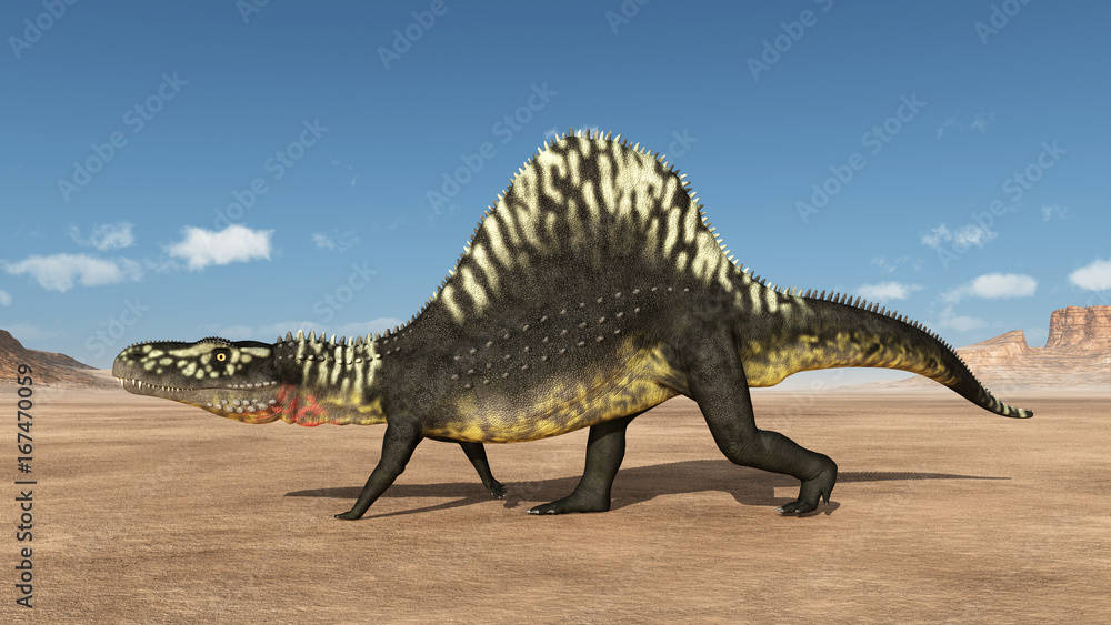 Archosaurier Arizonasaurus Stock-Illustration | Adobe Stock