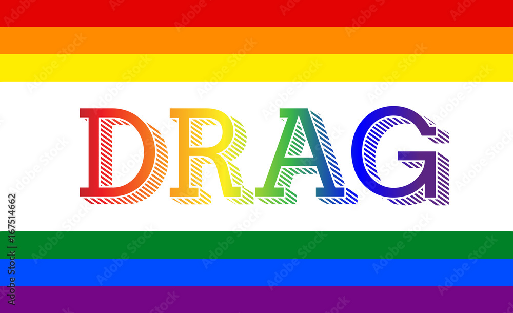 drag lgbt flag Stock Vector | Adobe Stock