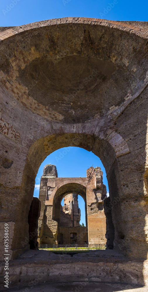 Therme di Caracalla in Rome Stock Photo | Adobe Stock
