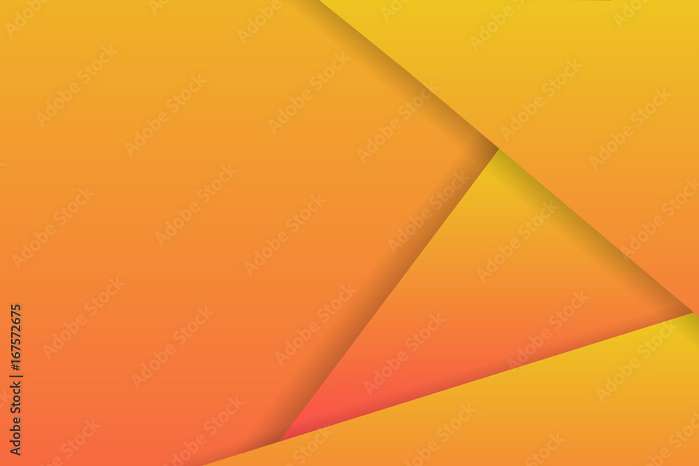 Vector realistic background with paper layers origami style for ...