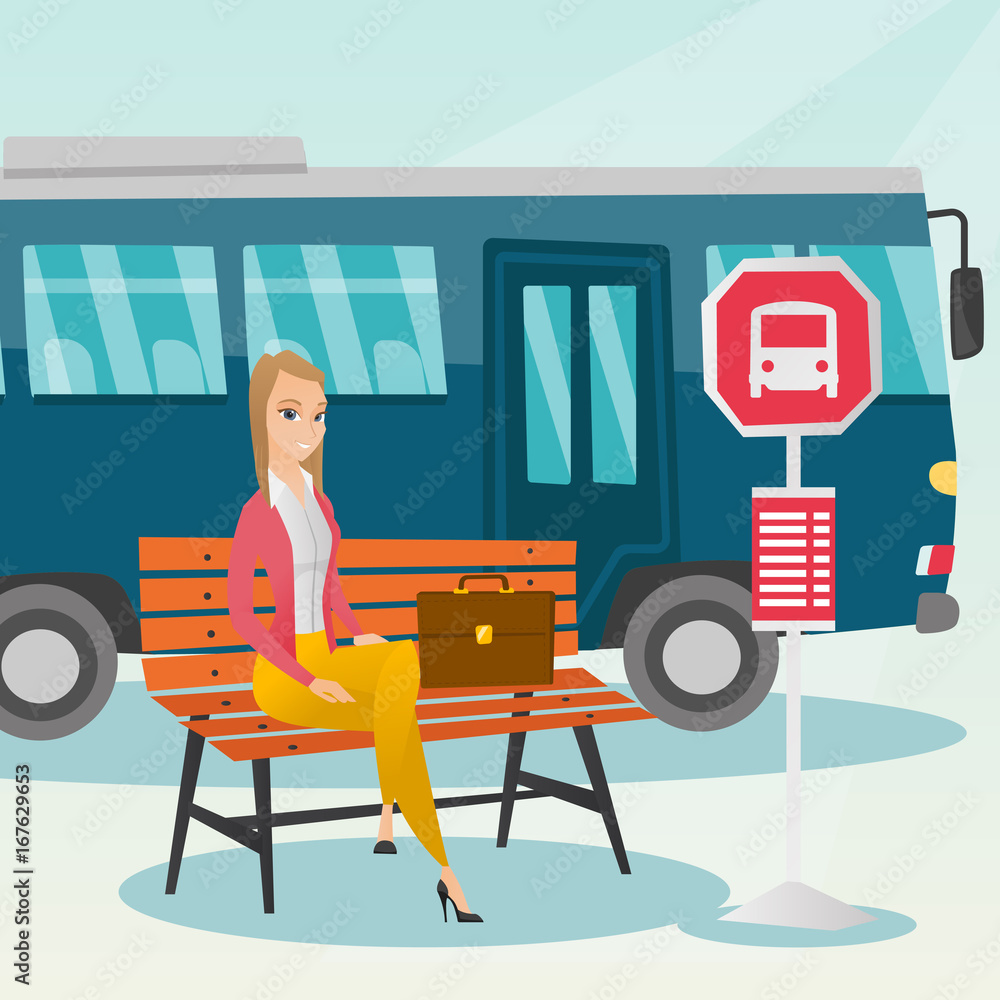 Bus Stop Bench Clipart