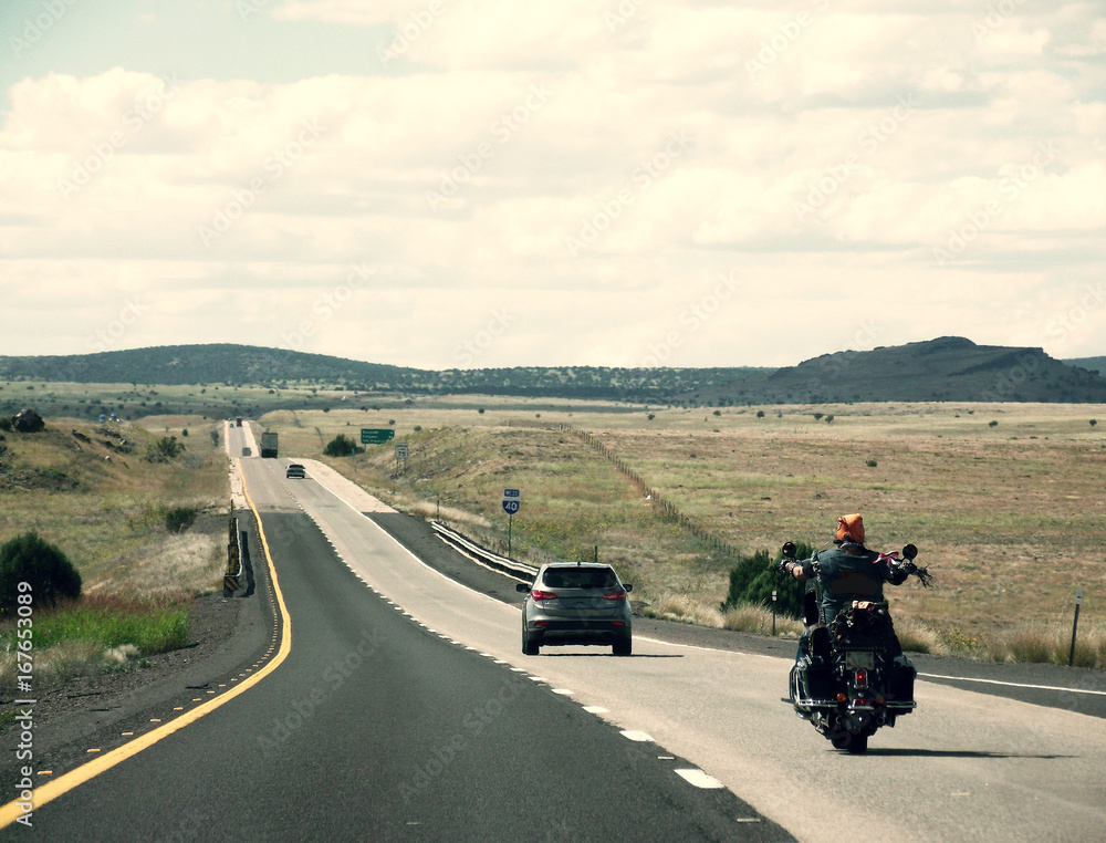 Route 66/I-40 Arizona Stock-Foto | Adobe Stock