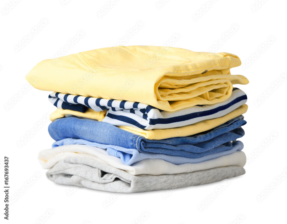 Folded Pile Of Clothes