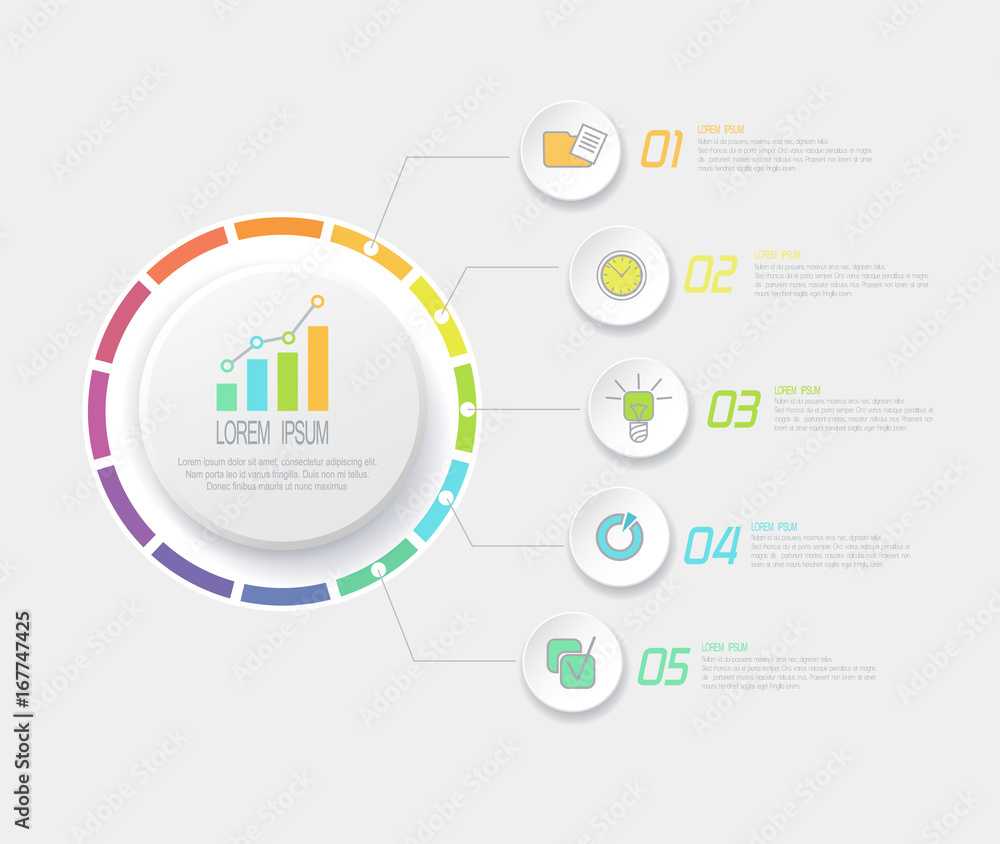 Vector abstract element for business. Strategy in stages. Steps of ...