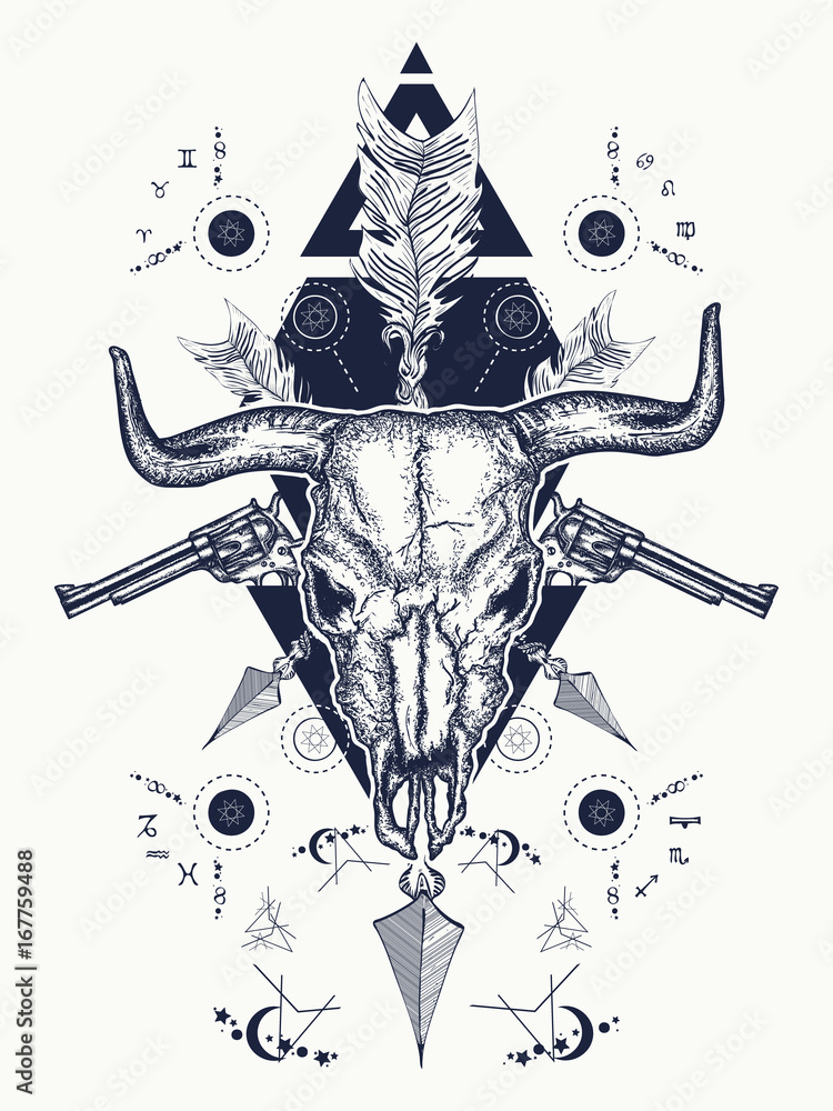 Old Western Tattoo Designs