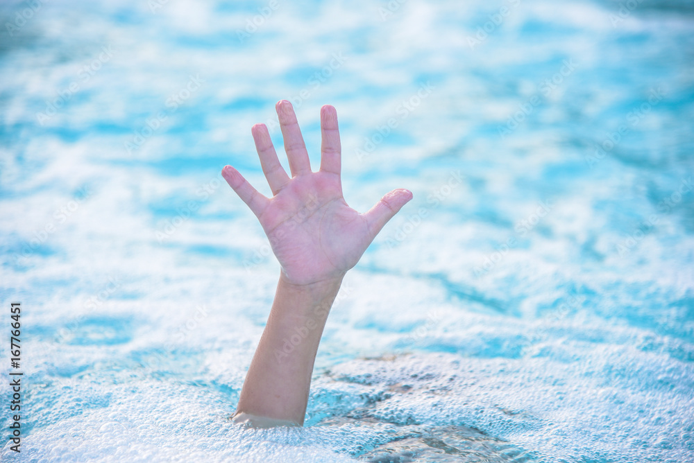 Drowning hand Stock Photo | Adobe Stock