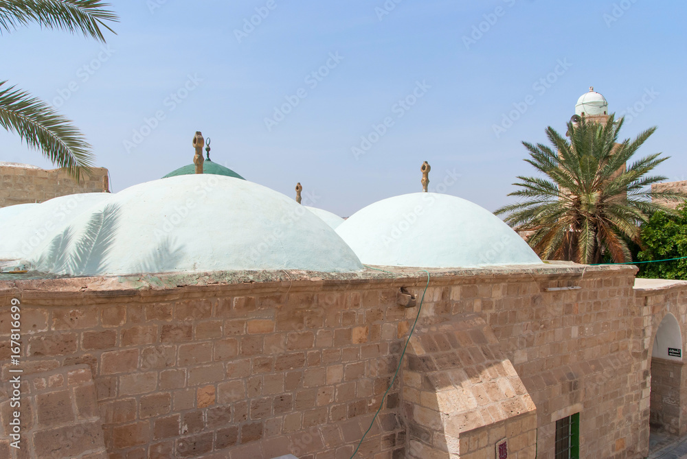 Nabi Musa site and mosque at Judean desert Stock Photo | Adobe Stock