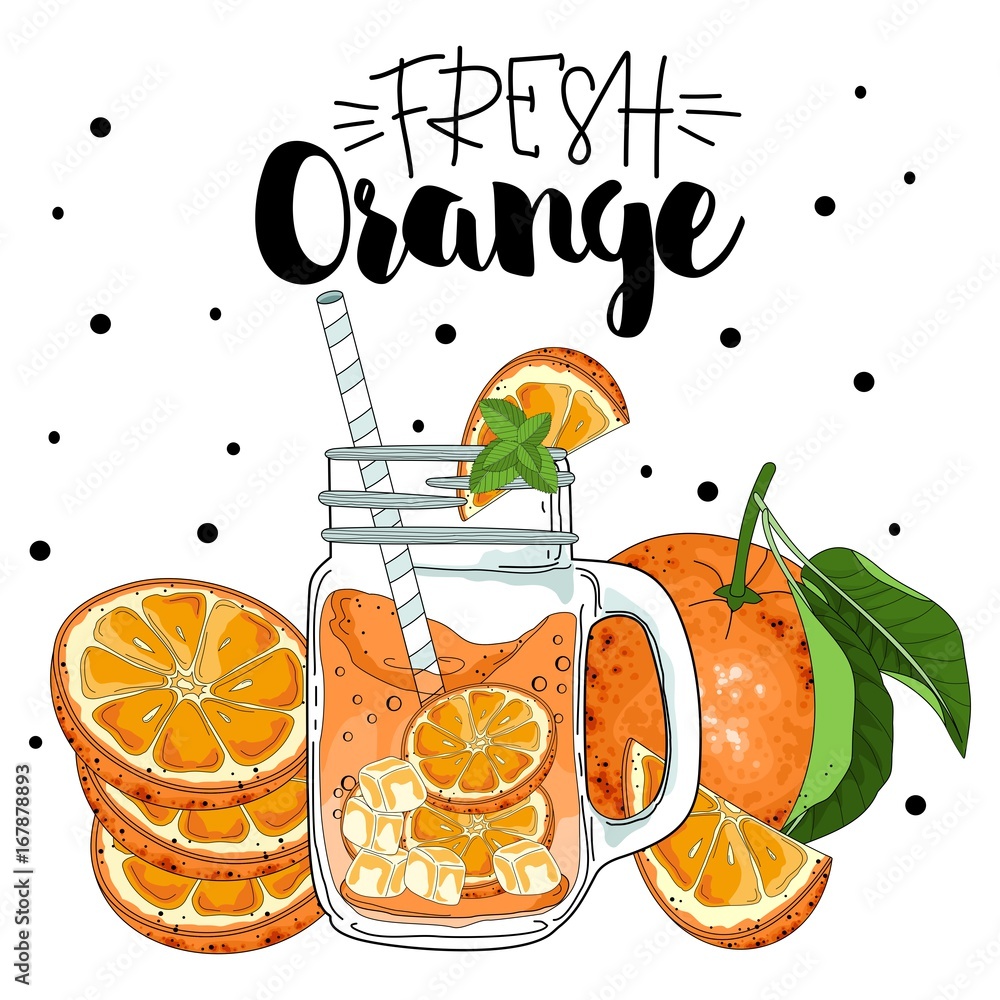 Orange Juice Drawing