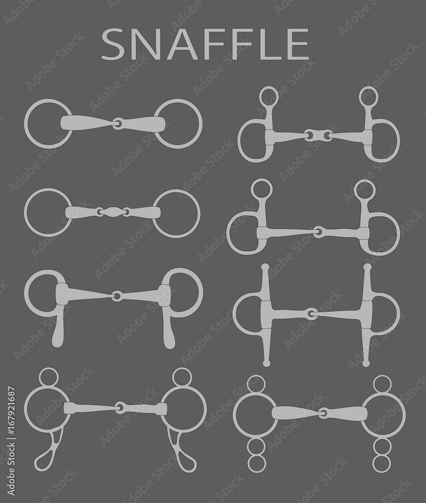 Snaffle Bit Drawing