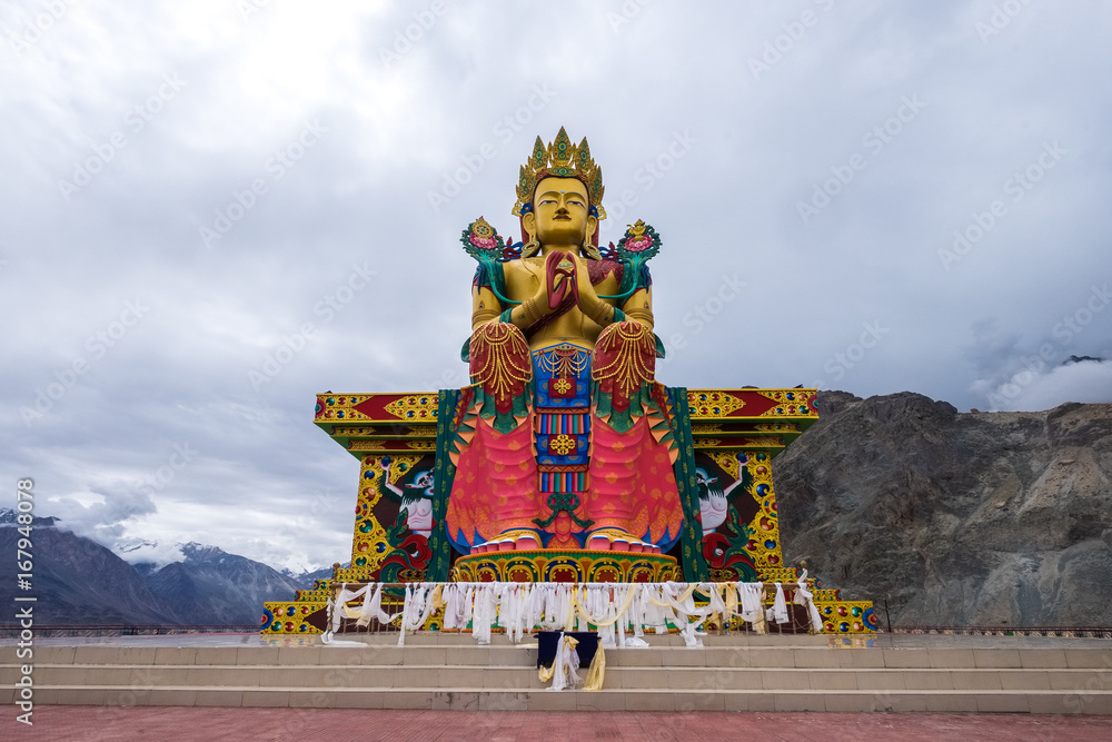 Diskit Monastery or Deskit Gompa is the oldest and largest Buddhist ...