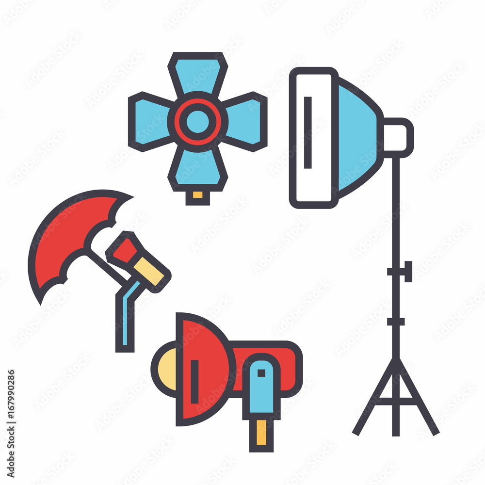 Film Lights Vector
