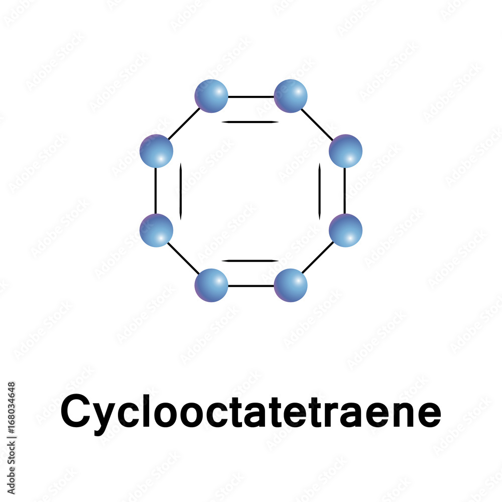 Cyclooctatetraene is an unsaturated derivative of cyclooctane, with the ...