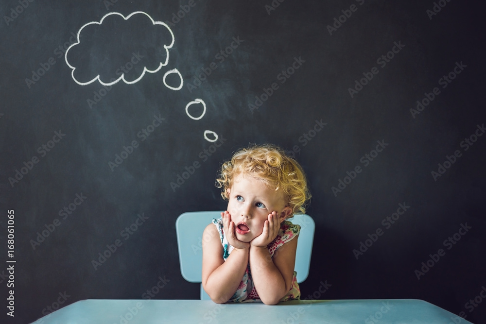 Girl Thinking Deeply
