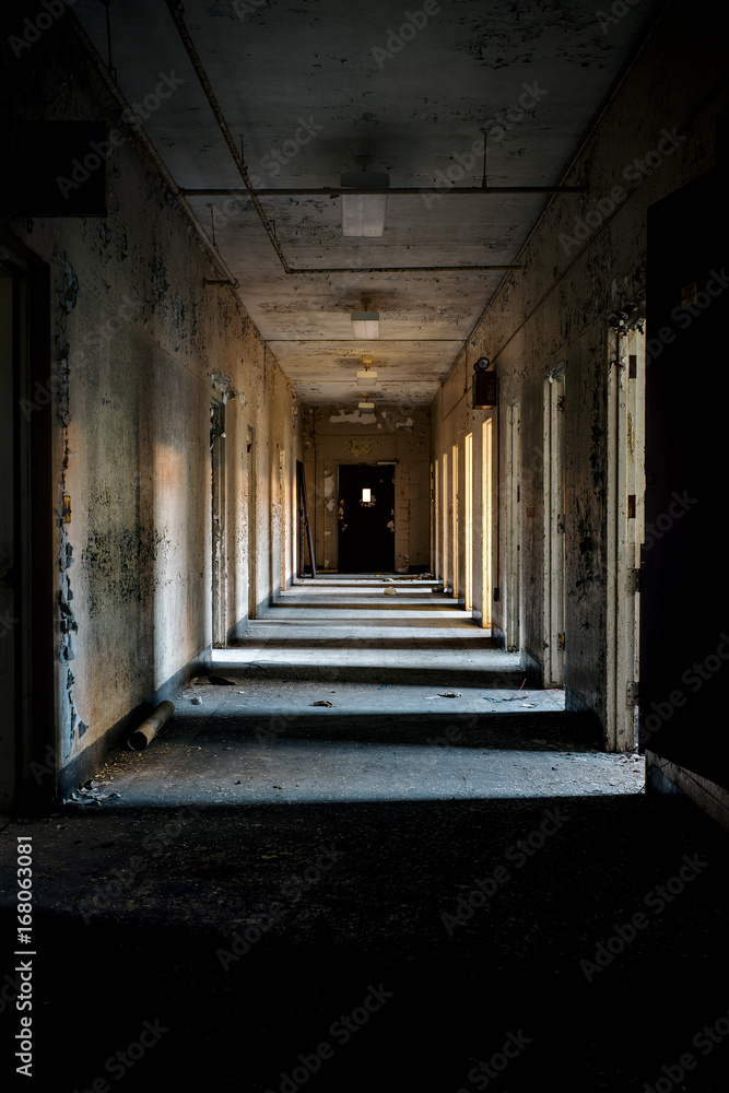 Ukraine Abandoned Hospital Hallway