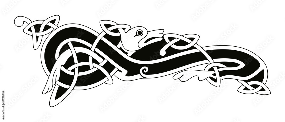 Celtic national drawing. Stock Vector | Adobe Stock