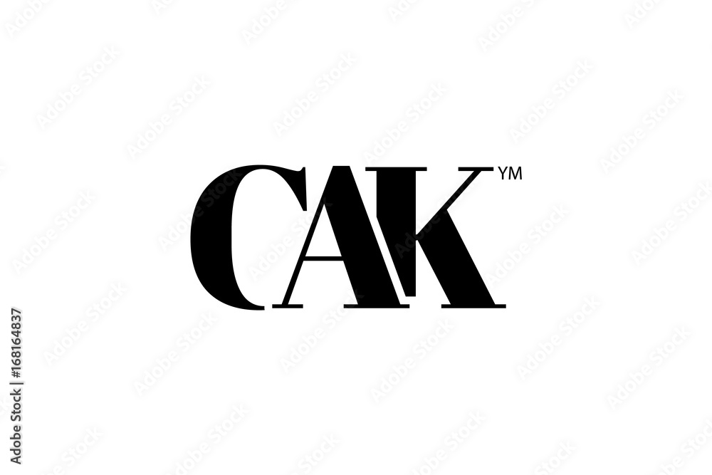 CAK Logo Branding Letter. Vector graphic design. Useful as app icon ...
