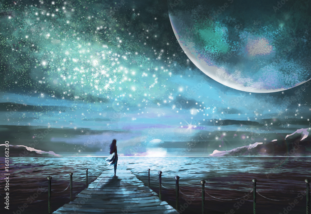 Staring Into Space Art