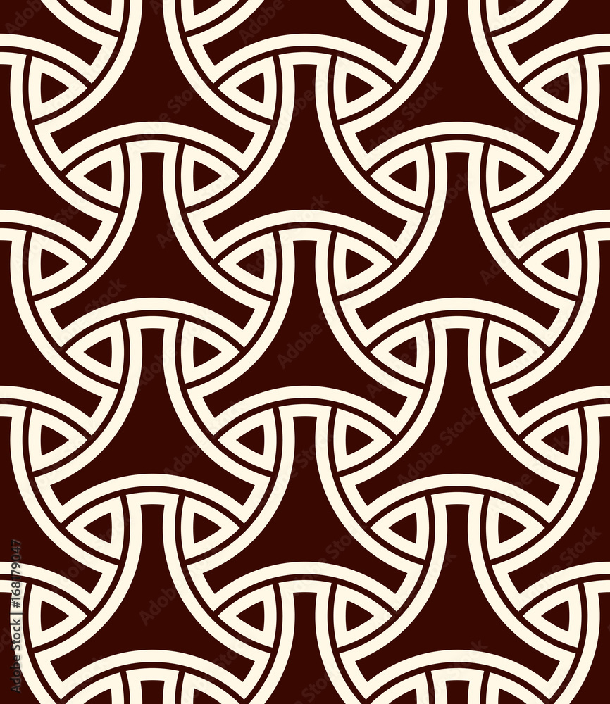 Seamless pattern with traditional japanese ornament. Bishamon armor ...