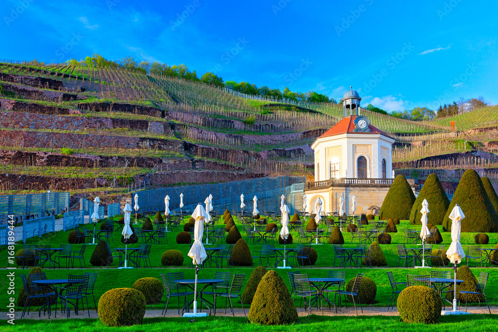 Schloss Wackerbarth in Radebeul bei Dresden, Deutschland Stock-Foto ...