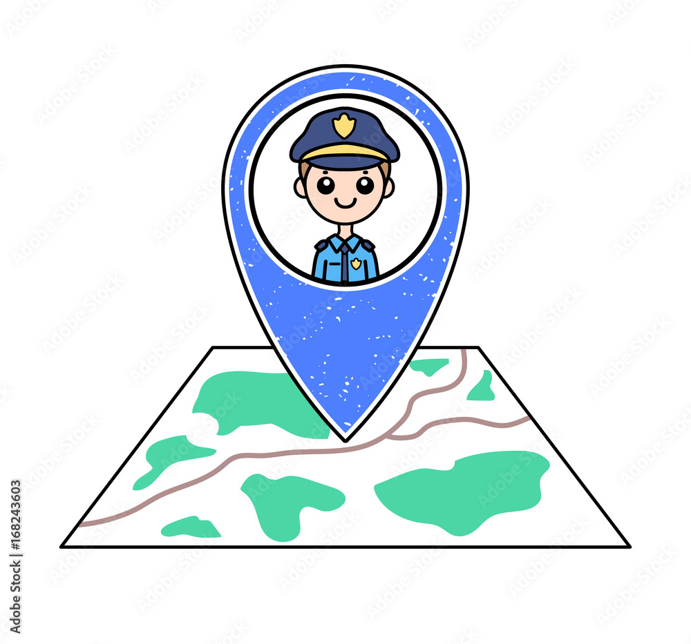 Police Symbol Map