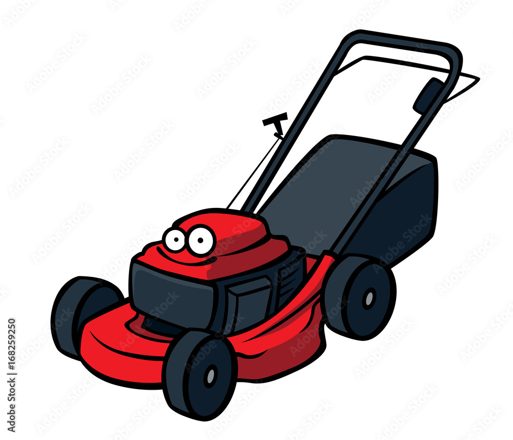 Lawn Mower Cartoon