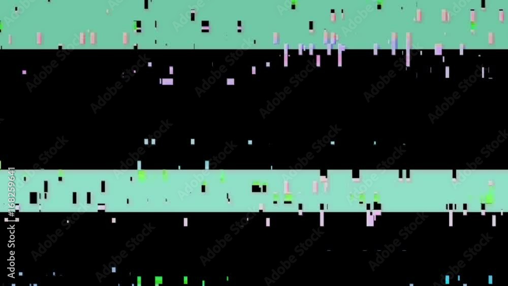 Vidéo Stock Glitch background in the rave aesthetic. Random digital ...