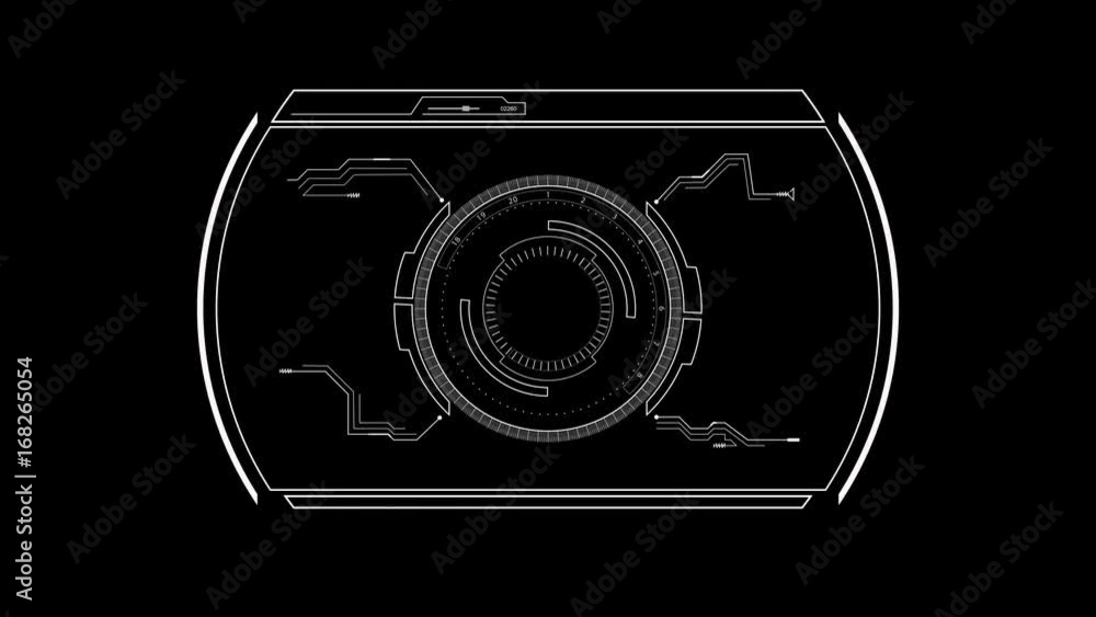 Empty HUD for your own text and infographic.PNG alpha.Futuristic ...