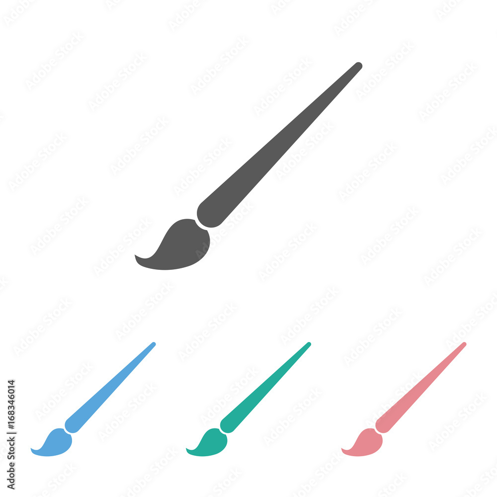 paintbrush icon Stock Vector | Adobe Stock