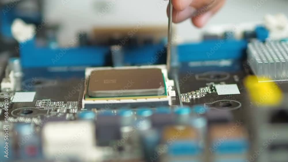 Removing And Replacing computer processor (CPU). Installing and removing computer processor (CPU ...
