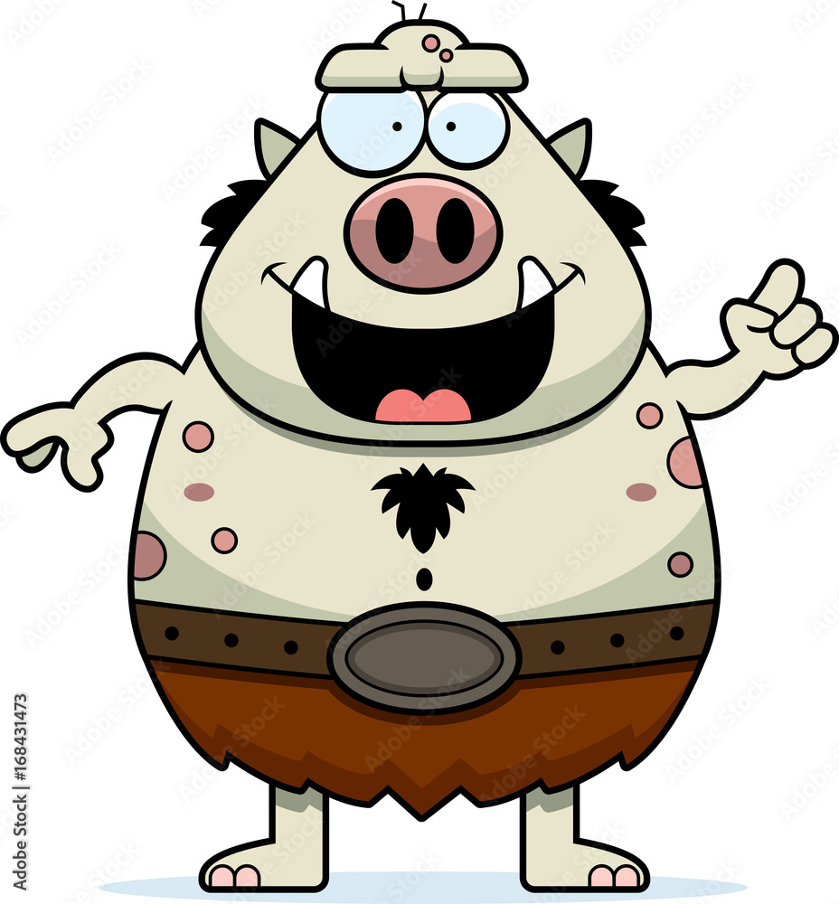 Cartoon Troll Idea Stock Vector | Adobe Stock