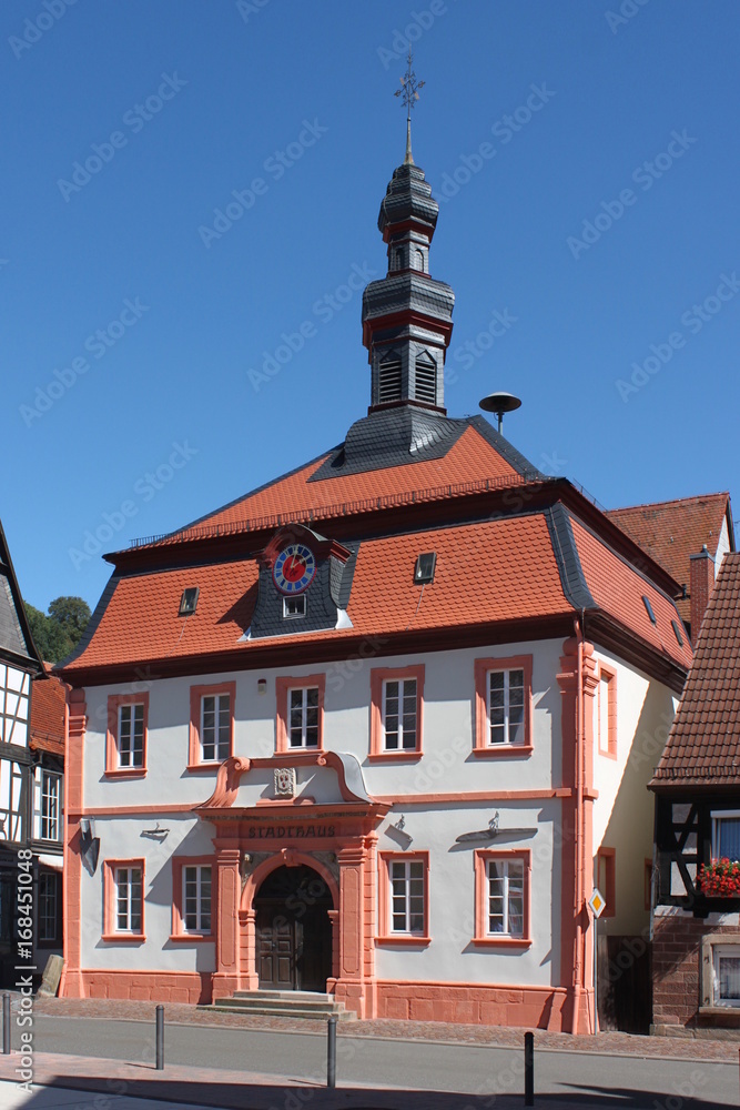 Rathaus aus dem Barock in Otterberg Stock Photo | Adobe Stock
