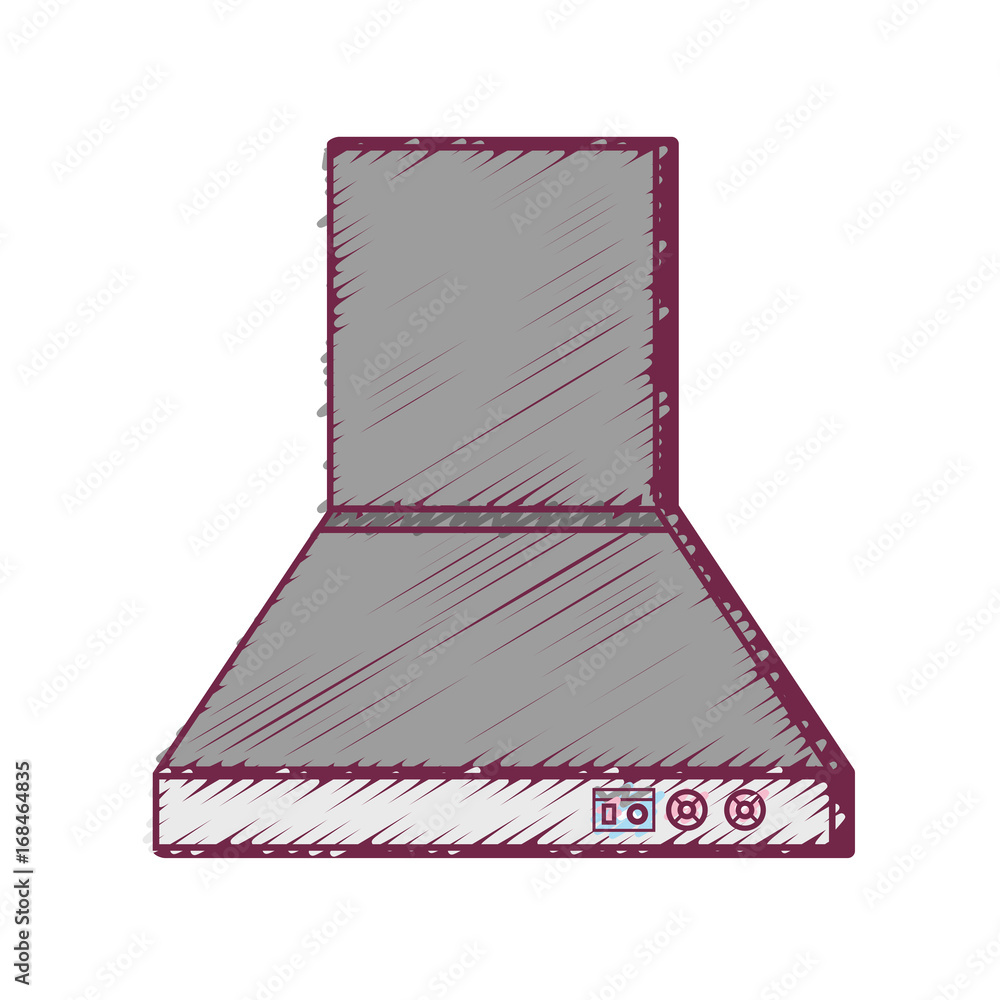 technology odor extractor kitchen utensil vector de Stock | Adobe Stock