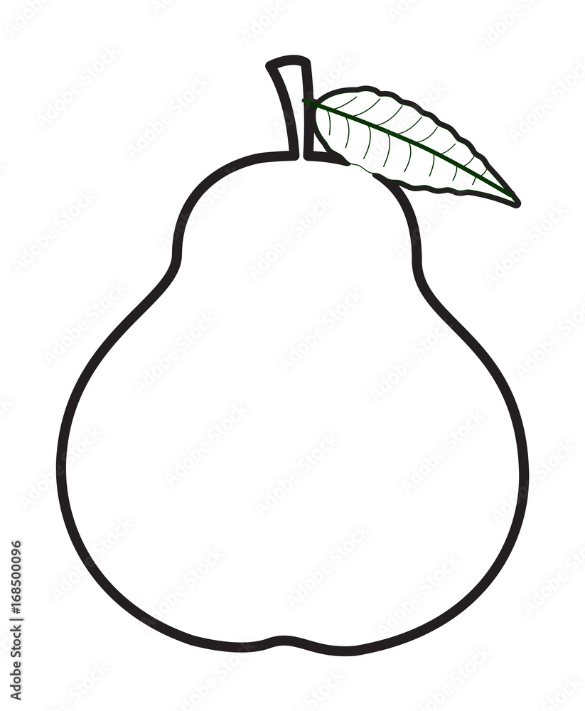 Pear Shape Outline