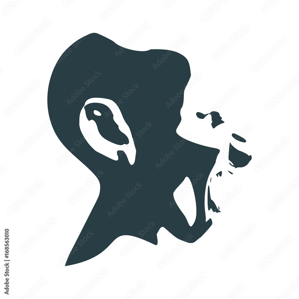 Demons Face Side View