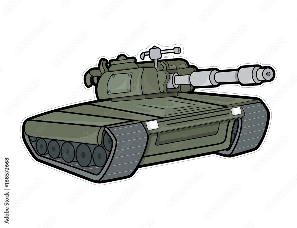 Tank clipart vector illustration Stock Vector | Adobe Stock