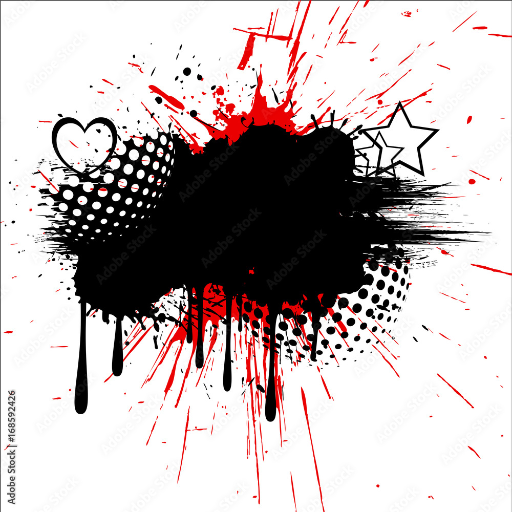 Grunge Splatter Vector