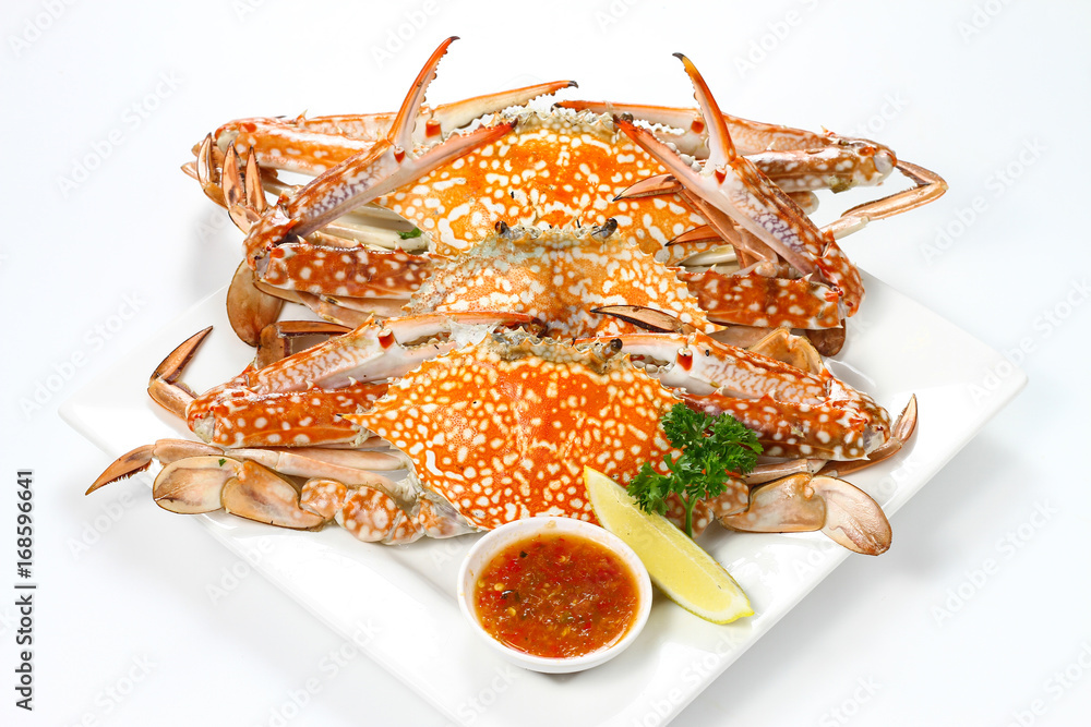 Roasted Blue Swimmer Crab (Rajungan or Alimasag) with Lemon & Spicy ...