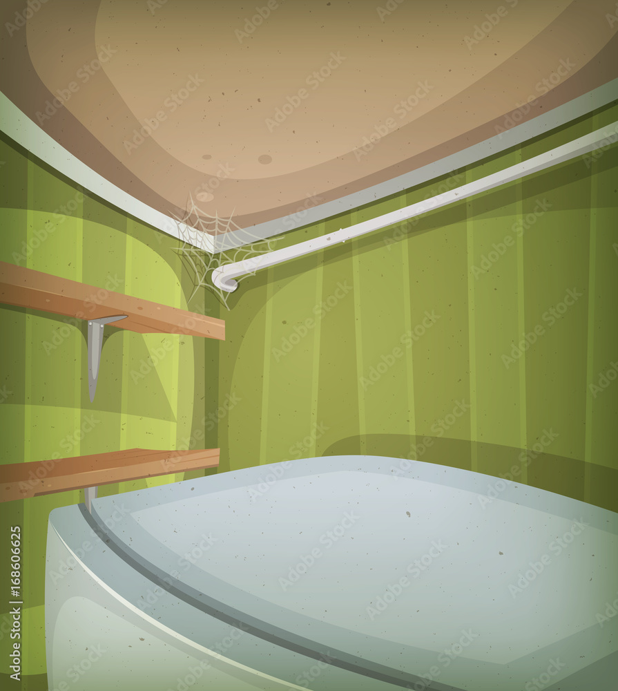 Cartoon Corner Of Room Ceiling Stock Vector | Adobe Stock