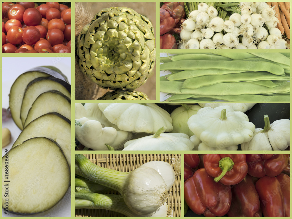 Variedad de vegetales. Recopilación de algunos de los vegetales que ...