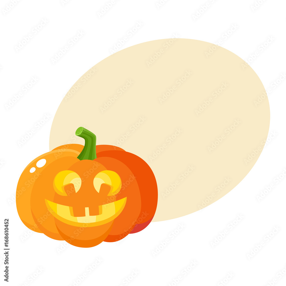Happy Jack O Lantern Vector