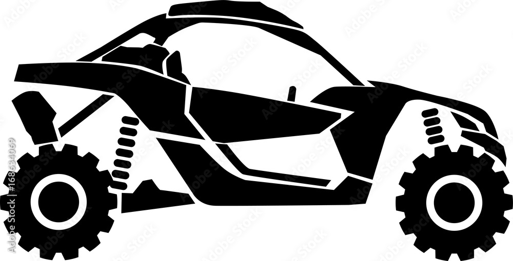 2017 Maverick X3 Xrs side Picto Hard Stock Vector | Adobe Stock