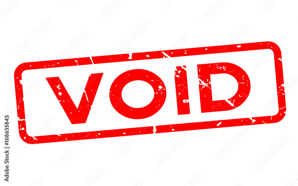 Red Void Stamp